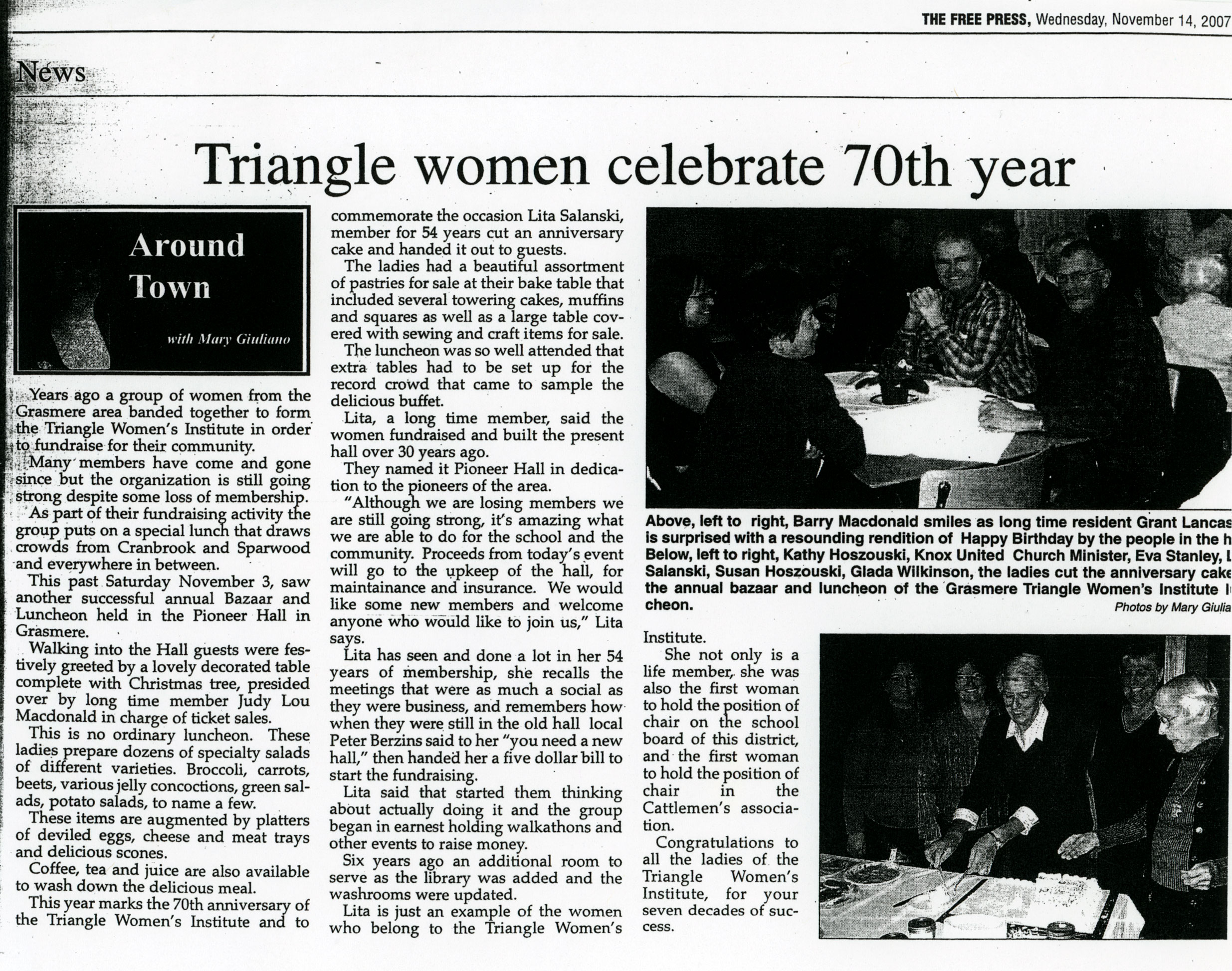 TWI Origins – Triangle Women's Institute